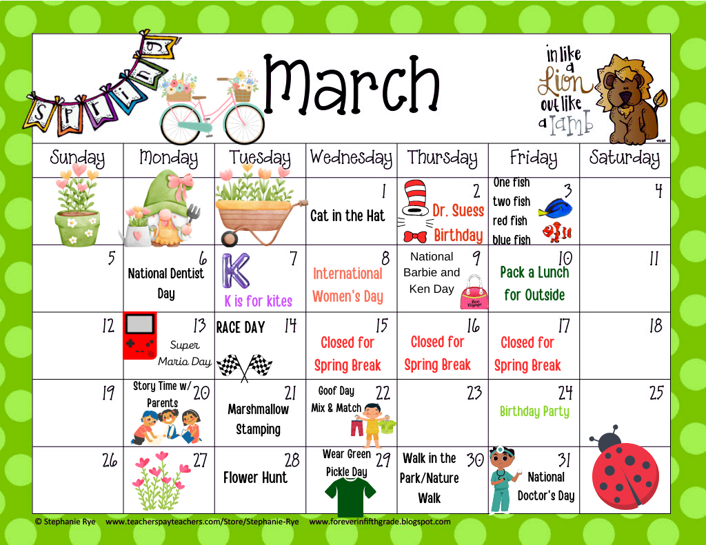 Events Calendar Little Sunshine Childcare Center